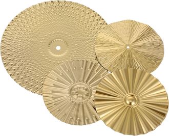 Cabilock Wandkunstdekor Aus Metall Unregelmäßige Scheibenwandkunst