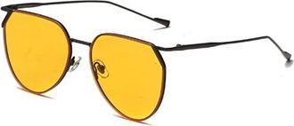 Generic Lunettes de soleil de conduite en métal design 2025 pour hommes et pour femmes, pare-soleil de vacances en plein air (couleur : E, taille : moyen)