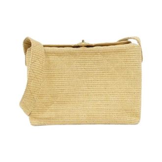 Chanel Pre-owned Raffia Umh&auml;ngetasche - - Pre-owned - Damen - Beige - ONE SIZE