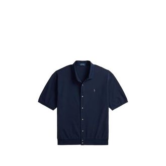 Polo Ralph Lauren Chemise manches courtes &agrave; logo brod&eacute; en coton
