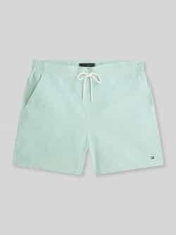 Tommy Hilfiger Regular Fit Badehose mit Label Stitching