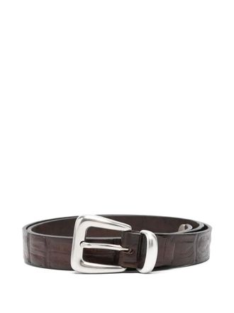 ERALDO ceinture en cuir - Marron