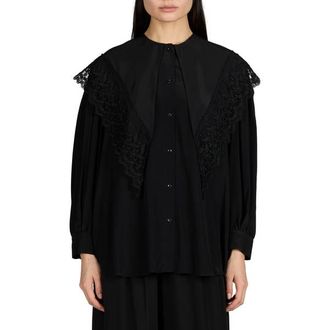 Simone Rocha Chemise fluide avec broderie
