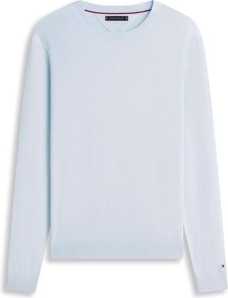 Tommy Hilfiger Leichter Strick-Pullover mit Lyocell und Logo-Stickerei in