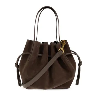Yuzefi Femme, Sacs, Brun, Taille: ONE Size Mini Sac Seau Festonn&eacute;