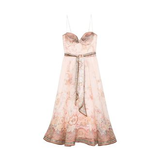 Zimmermann Femme, Robes, Rose, Taille: 40 FR Alchemy Midi Dress