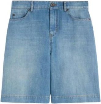 Max Mara Femme, Shorts, Bleu, Taille: 36 FR Wkdozono Bermuda Shorts