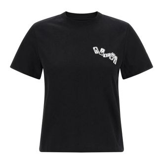 Amiri Femme, Tops, Noir, Taille: 38 FR Domino Tee
