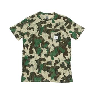 HUF Camo Taschen T-Shirt - - Tops - Herren - Gr&uuml;n - XL