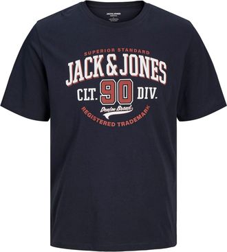 Jack & Jones JACK&JONES PLUS JJELOGO Tee SS O-Neck 2 COL AW24 S PLS