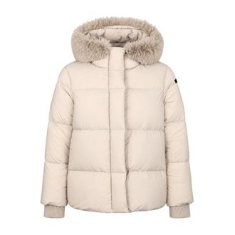 Roberto Ricci Design Fly Tubic 18 Hood Fur - Femme - Vestes - Beige - Taille: 38 FR