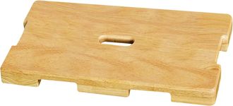 Generico Trainingsbrett aus Holz, Balance-Platte f&uuml;r Kn&ouml;chel&uuml;bungen, mit Widerstandsb&auml;ndern, Trainingszubeh&ouml;r, Fitnessstudio, Zuhause, Gleichgewicht, Pilates, 