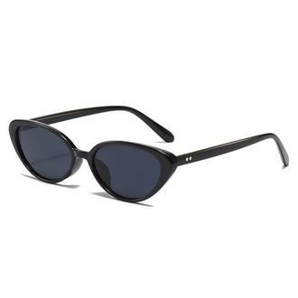 Generic Lunettes De Soleil Unisexes &Agrave; Monture Fine, Id&eacute;ales For Les Trajets Domicile-travail, Vacances Et Activit&eacute;s Plein Air(Black)