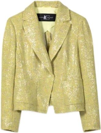 Luisa Cerano Femme, Vestes, Vert, Taille: 42 FR Cooler Blazer