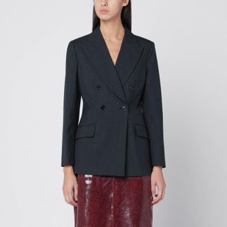 Gucci Grey double-breasted wool jacket