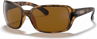 Ray-Ban Rb4068 Sonnenbrillen Havana Fassung Braun Glas Polarisiert 60-17