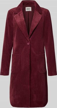 Only Regular Fit Cordmantel mit Reverskragen Modell ASTRID