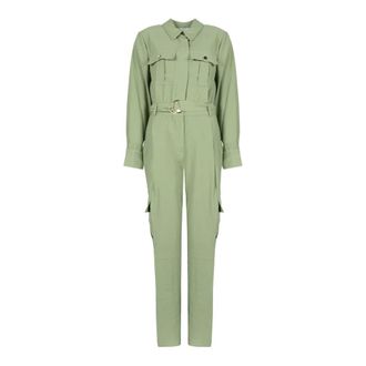 Silvian Heach Taillierter Jumpsuit - - Jumpsuits & Playsuits - Damen - Gr&uuml;n - 2XS
