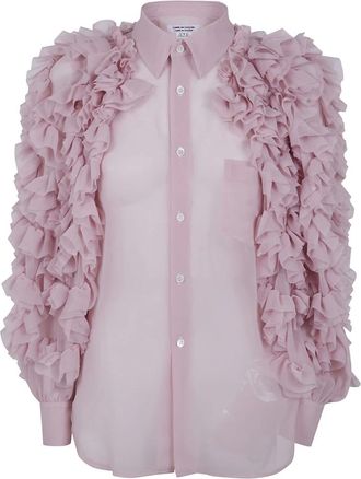 Comme Des Gar&ccedil;ons Femme, Blouses et Chemises, Rose, Taille: 40 FR Volume Jacket