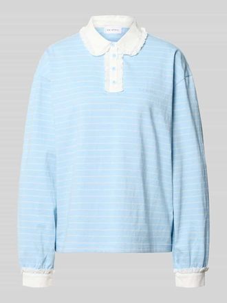 Oh April Relaxed Fit Poloshirt mit Label-Stitching Modell Jolina
