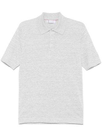 Brunello Cucinelli polo en coton - Blanc
