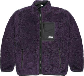St&uuml;ssy Sherpa reversible jacket - Violet