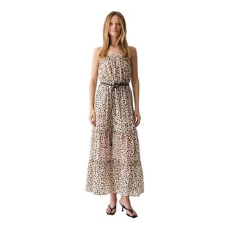 Vicolo Ausgestelltes Midikleid - - Dresses - Damen - Beige - S