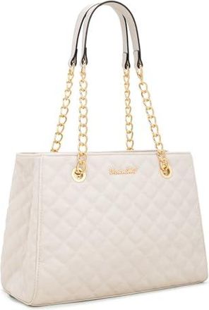 Montana West Sac &agrave; bandouli&egrave;re en cha&icirc;ne de taille moyenne pour femme Hobo Sac &agrave; main fourre-tout, 040Beige, Large