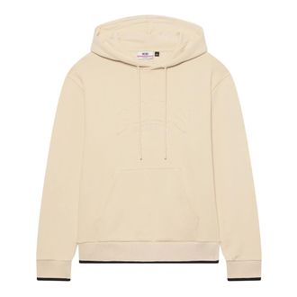 GCDS Gcds - Logo Lounge Sweat &agrave; capuche - Femme - Sweatshirts et sweats &agrave; capuche - Beige - Taille: 36 FR
