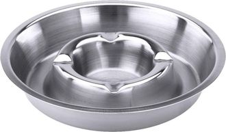 Contacto Edelstahl Aschenbecher 13,5 cm
