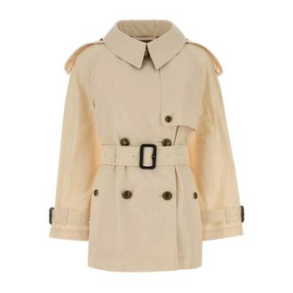 Burberry Femme, Manteaux, Blanc, Taille: 36 FR Fitzrovia Trench Coat