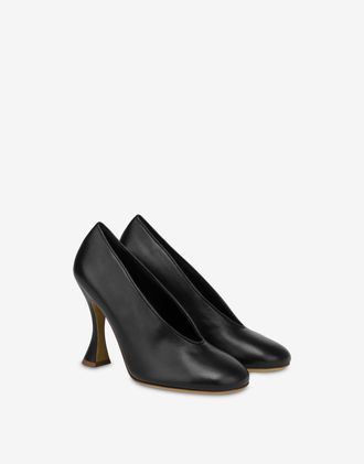 Moschino Escarpins en nappa de canard - Noir