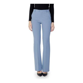 Sandro Ferrone Hellblaue Einfache Hose Rei&szlig;verschluss - - Trousers - Damen - Blau - M