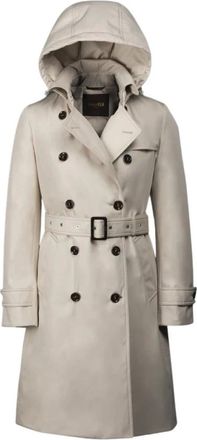 Moorer Femme, Manteaux, Beige, Taille: 44 FR Rolita Jacket
