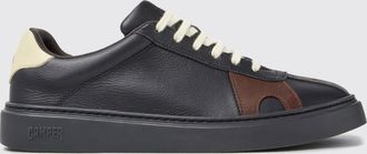 Camper Twins Low-Top-Sneaker von aus schwarzem Kalbsleder mit Kontrastlogo