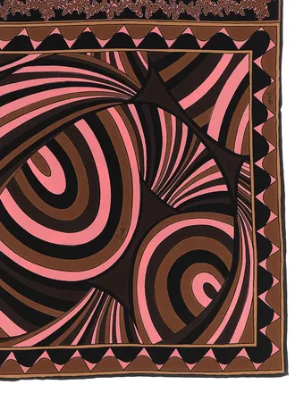 Emilio Pucci Abstract Silk Carr&eacute; Scarf - Multicolor