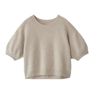 Lisa Yang Pullover aus geb&uuml;rstetem Kaschmir - - Knitwear - Damen - Beige - M