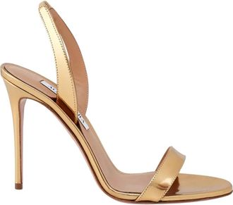 Aquazzura Femme, Chaussures, Jaune, Taille: 35 EU So Nude Sandal 105