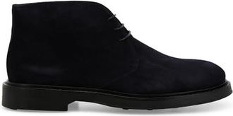 Melluso Bottines homme &agrave; lacets en daim bleu u24650z, bleu nuit, 43 EU