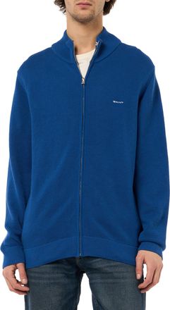 GANT Cotton Pique Zip Cardigan