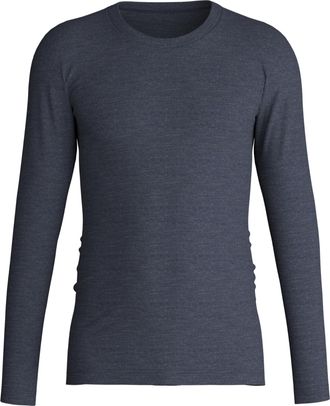 CALIDA Wool & Silk Langarmshirt Herren, aus Schurwolle und Seide, Feinripp, temperaturregulierend und geruchsneutralisierend