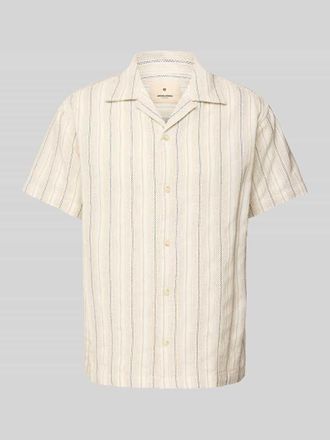 Jack & Jones Regular Fit Freizeithemd aus Baumwoll-Leinen-Mix Modell BLUWILLIAM