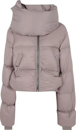 Rick Owens Jacket Hooded Funnel Neck