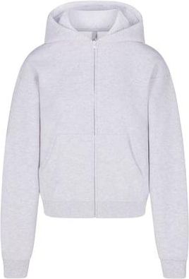 SKIMS Sweatshirt en coton m&eacute;lang&eacute;