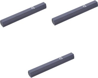 Aboofan 3 Stück dekorativer Türpfosten jüdischer -Fall MEzuzuah Halter für die Tür Fall Einer religiösen Tür- Mezuzua für Zuhause Aluminiumlegierung Grau