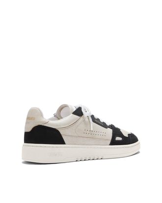 Axel Arigato Mens Sneakers Dice Lo Beige-Black Upper: Leather-Suede Trainers Beige/black Leather/suede