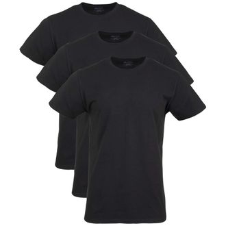 Gildan Herren T-Shirts aus Baumwoll-Stretch, Multipack Unterwäsche, Black Soot (Crew 3er-Pack), XX-Large