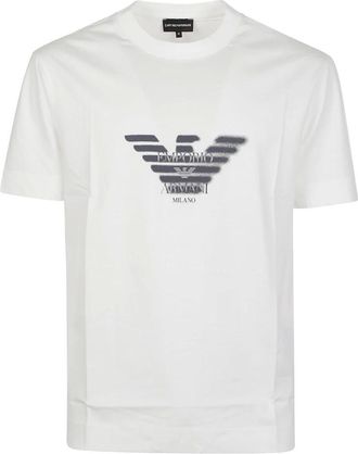 Emporio Armani Homme, Tops, Blanc, Taille: S T-Chemises