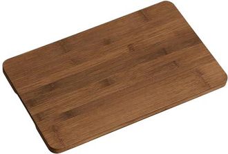 KESPER Schneide- und Servierbrett 59390 aus dunklem Bambus/Holzbrett