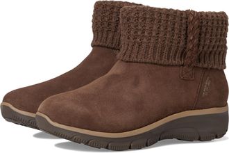 Skechers Damen Easy Going - Cozy Lovin Slip-ins für Freihändige Hände Stiefelette, Schokolade, 39.5 EU
